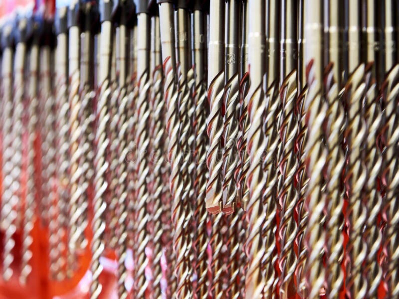 Drills in the shop stock photo. Image of shop, store - 249640378