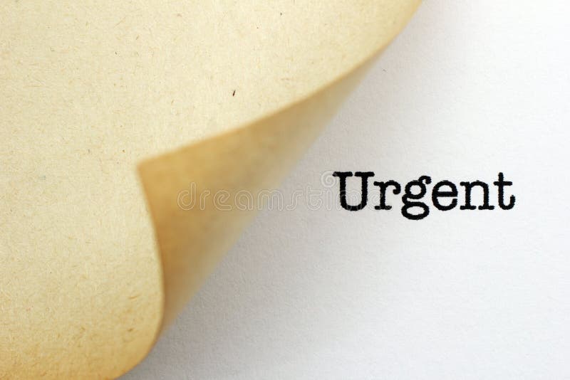 Dringend stockbild. Bild von dokument, zeichen, geschäft - 174357743