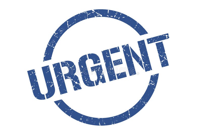 Dringend vektor abbildung. Illustration von aufkleber - 124345445