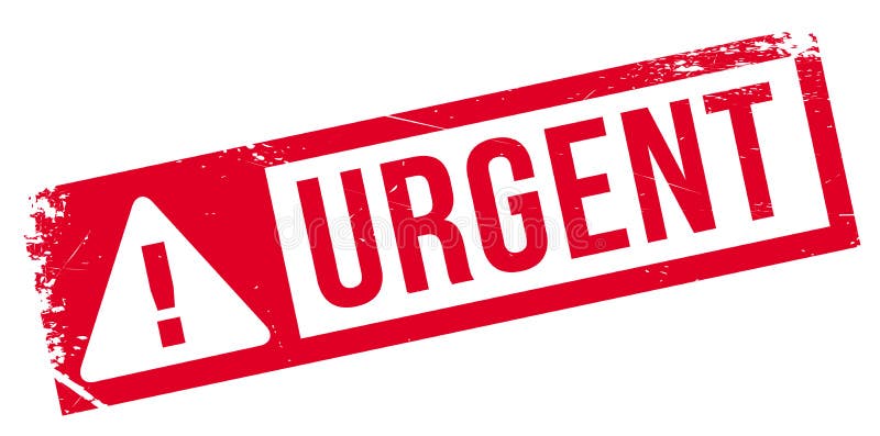 Dringender Stempel vektor abbildung. Illustration von schwer - 82345588