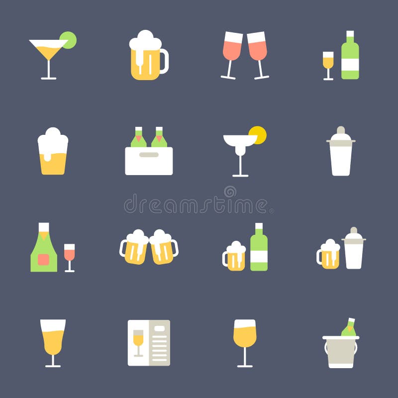 Drink and Beverages stock vector. Illustration of pictogram - 103065536