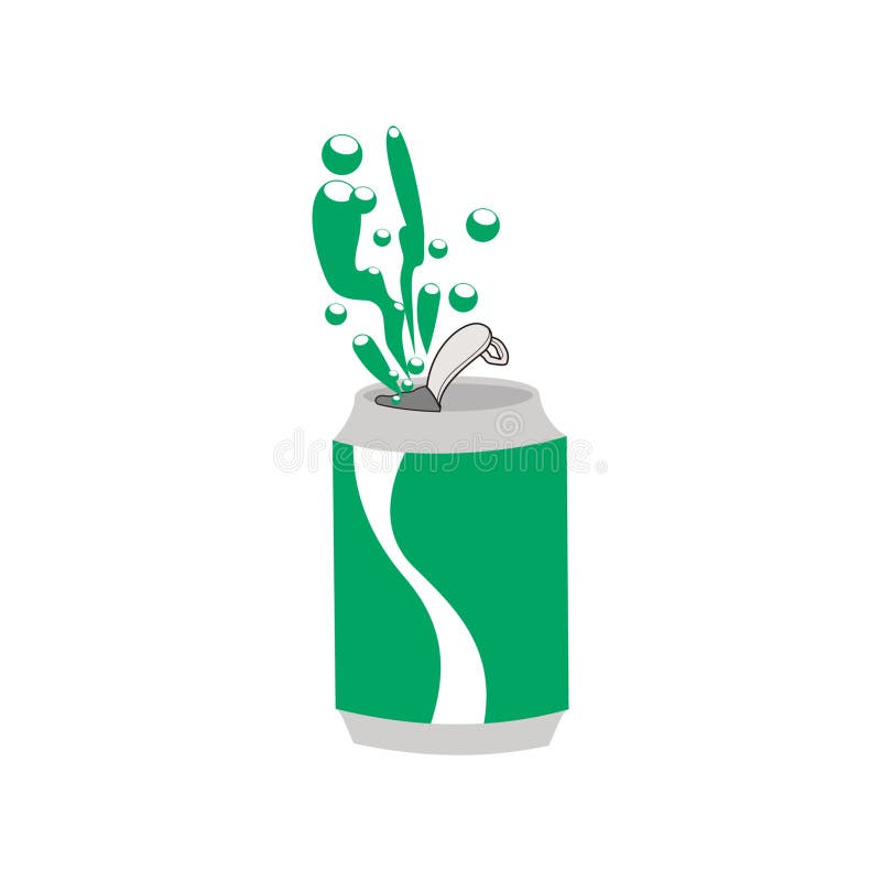 Drink Can Vector Art Image stock illustration. Illustration of text ...