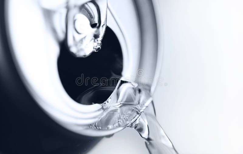 Drink Can with water stock image. Image of soda, cans - 10413771