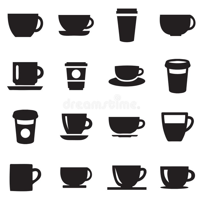 Drink Coffee Cup Icon Simple Stock Illustration - Illustration of ...