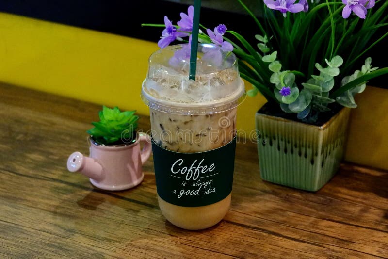 Drink Coffee To Refresh the Body. Stock Photo - Image of drink, food ...