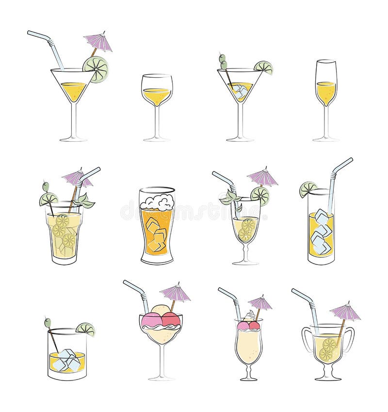 Drink design stock vector. Illustration of cocktail, graphic - 41430753