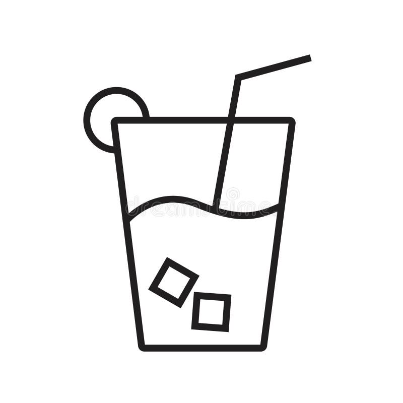 Drink Icon, Ideal for Beverage and Refreshment Illustrations Stock ...