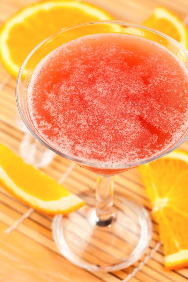 Drink a large glass stock image. Image of orange, liqueur - 29401965