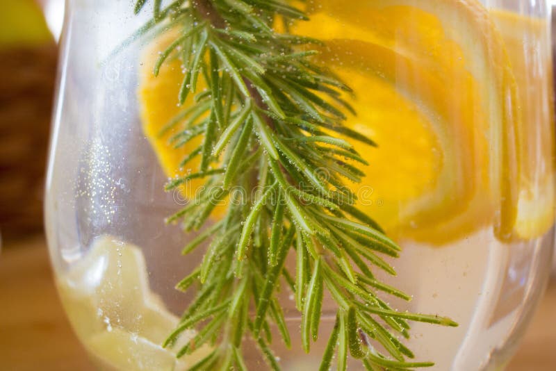Drink, Lemonade, Herb, Garnish Stock Image - Image of lemonade ...