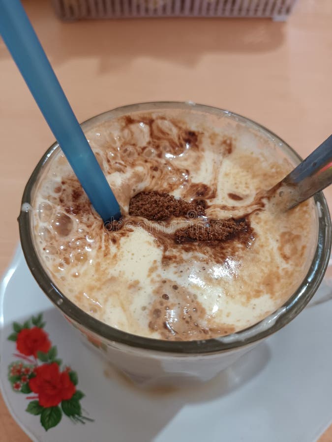 Drink a Mixture of Milk Tea and Eggs. in Indonesia it is Known As Teh ...