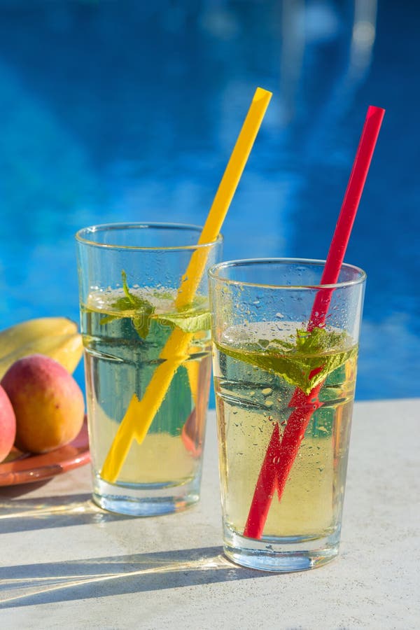Drink by the pool stock photo. Image of summer, relaxation - 44212648