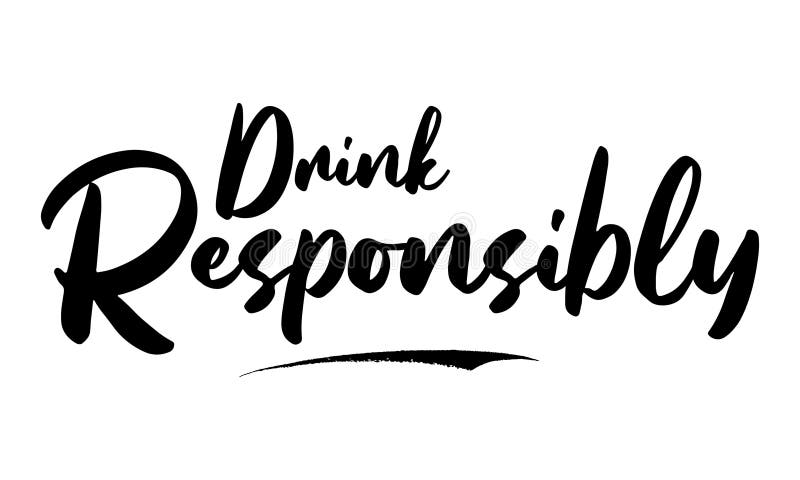 Drink Responsibly Stock Illustrations – 61 Drink Responsibly Stock ...
