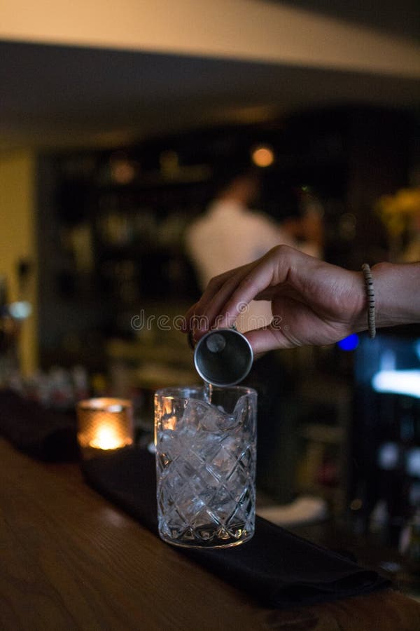 Drink in Restaurante, Bar Clean and Harmony Stock Photo - Image of ...