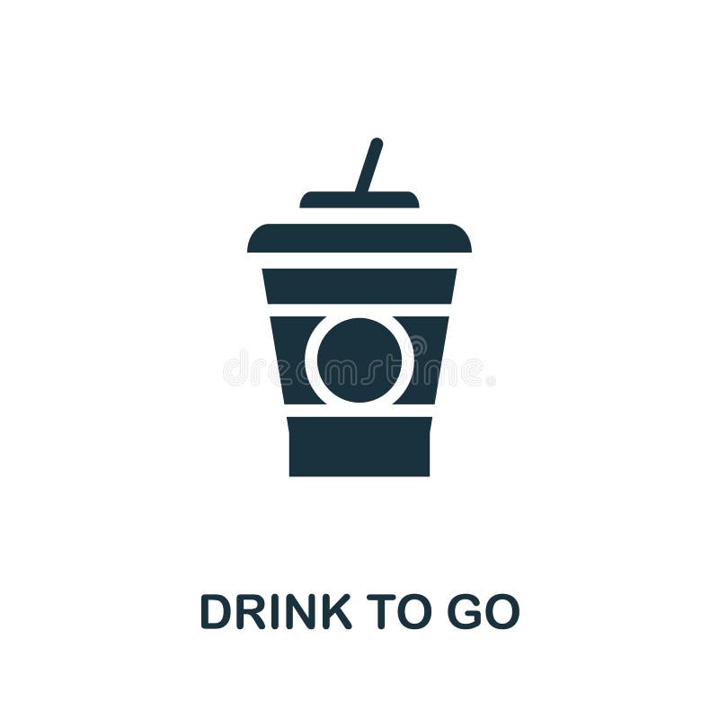 Drinks Icon. Monochrome Simple Drinks Icon for Templates, Web Design ...