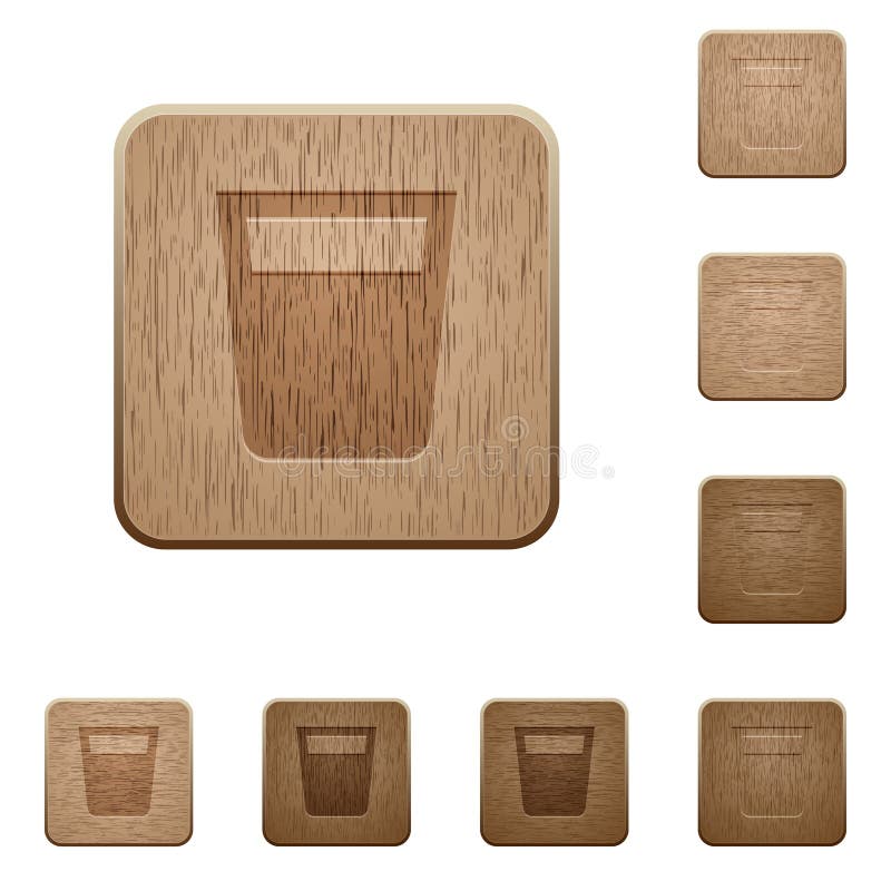 Drink wooden buttons stock vector. Illustration of cocktail - 197580993