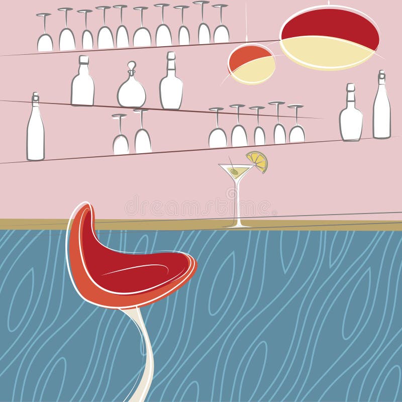 Drinking bar design stock vector. Illustration of architectural - 10301670