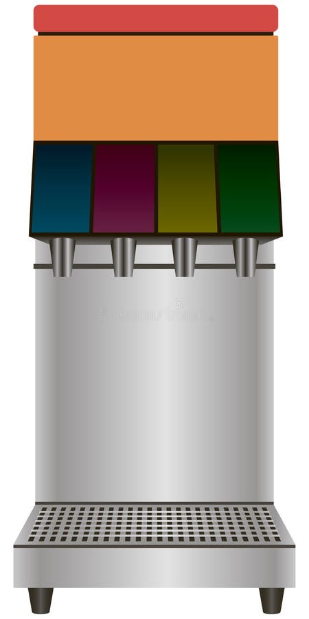 Drinking a Beverage Dispenser Stock Vector - Illustration of fresh ...