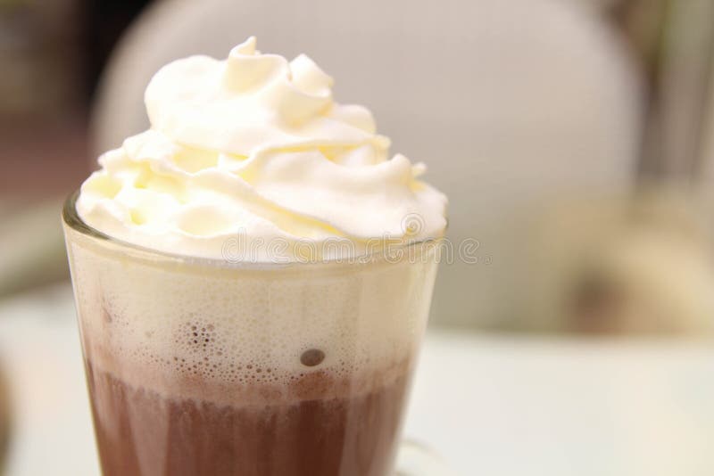 Drinking cocoa. stock photo. Image of cocoa, adolescence - 98445192