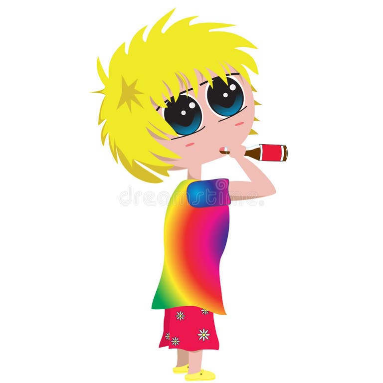 Drinking Soda Teen Stock Illustrations – 37 Drinking Soda Teen Stock ...