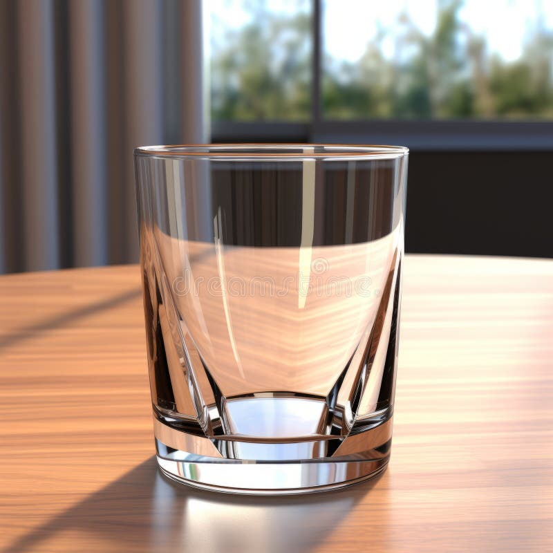 High-quality Glass Cup 3d Model with Ar Support Stock Illustration ...