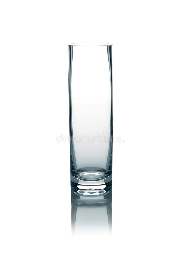 Drinking Glass on a White Background Stock Photo - Image of clean ...