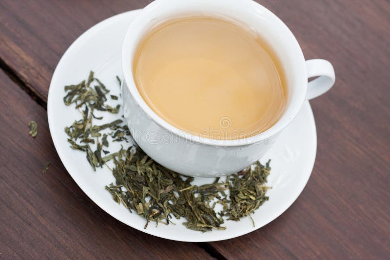 Drinking Green Tea in the Morning Stock Photo - Image of beauty, aroma ...