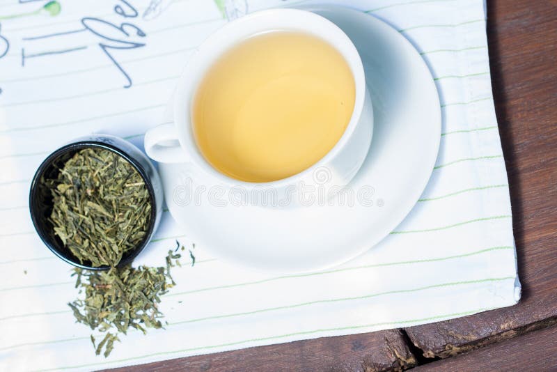 Drinking Green Tea in the Morning Stock Photo - Image of aroma, healthy ...