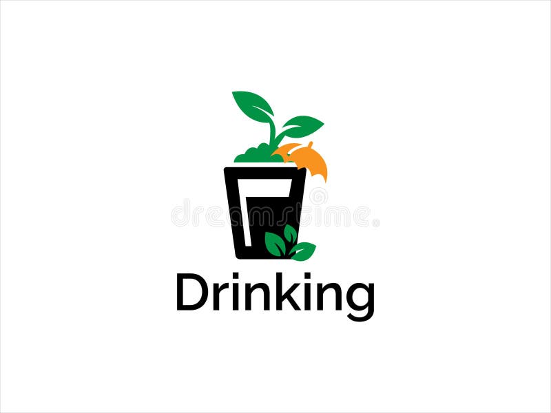 Drinking logo stock vector. Illustration of club, milk - 322010035