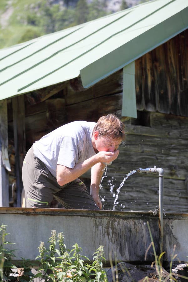 Drinking man stock image. Image of gray, background, relaxing - 25924497