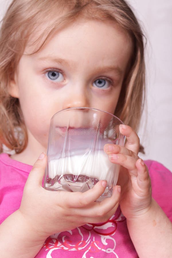 Drinking milk stock image. Image of kindergarten, beverage - 24842977