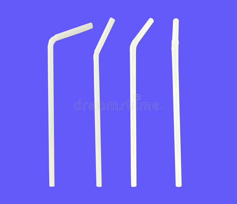 Drinking Plastic Straws Set Stock Image - Image of white, straw: 148717137