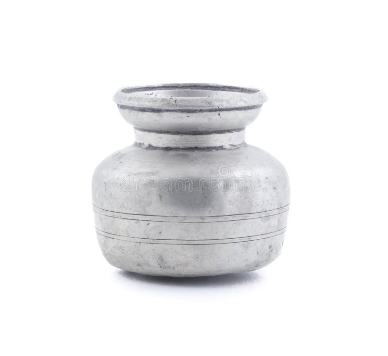 Drinking Pot Isolated on White Background Stock Photo - Image of bright ...