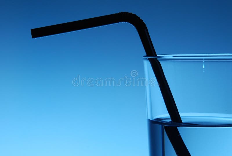 Drinking Straw stock photo. Image of refraction, water - 74071130