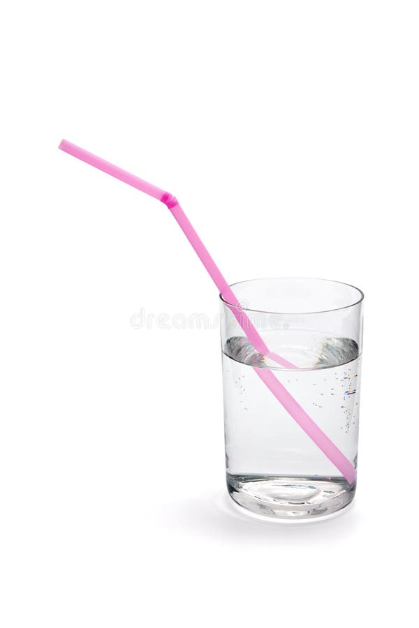 Drinking Straw - Refraction in Water Stock Photo - Image of cheat ...