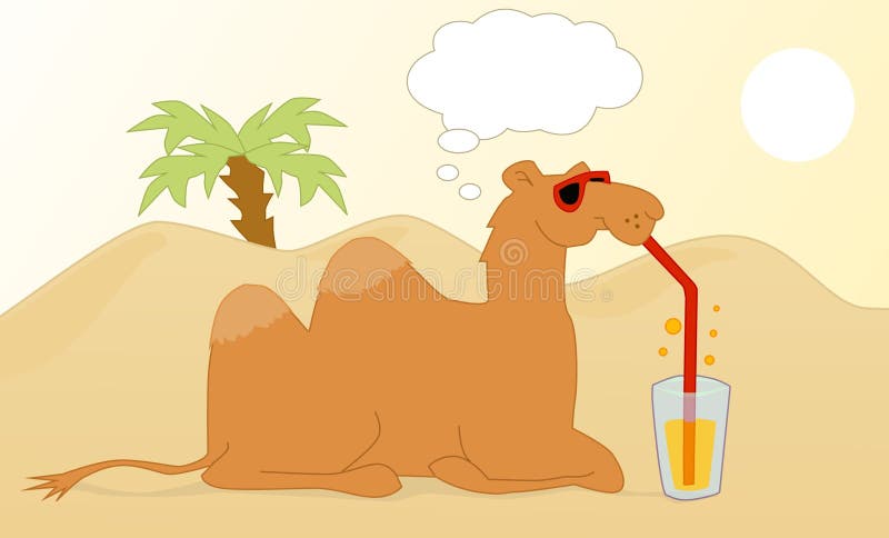 Drinking & Thinking Camel Picture. Image: 2190532