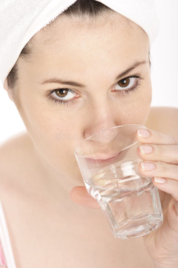 Drinking water stock photo. Image of glass, dehydration - 898618