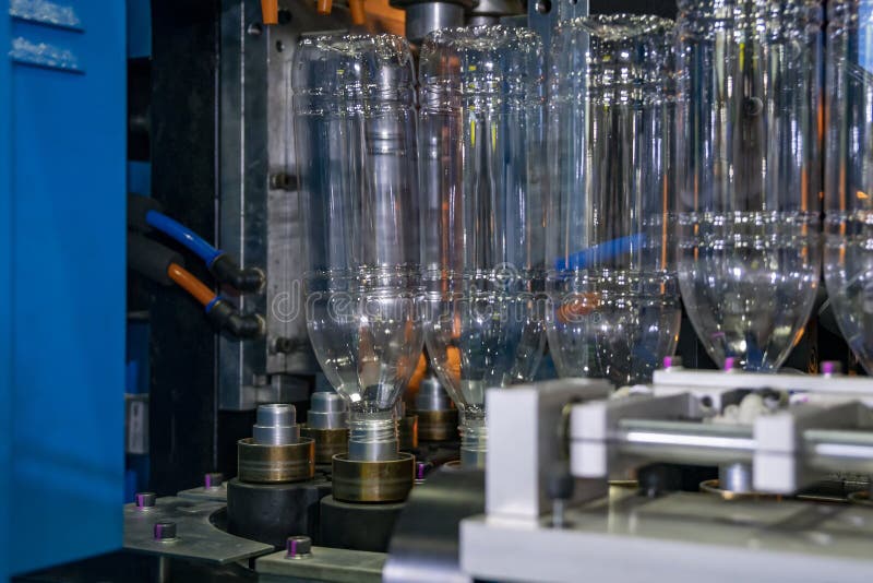 The Drinking Water Bottle Manufacturing Process by Blow Mold Machine ...