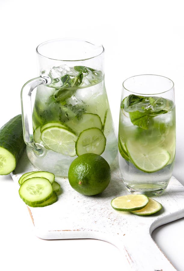 Drinking water stock image. Image of healthy, green, ingredient - 60793767