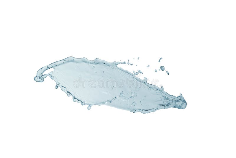 Drinking Water Isolated on White Background Stock Image - Image of ...