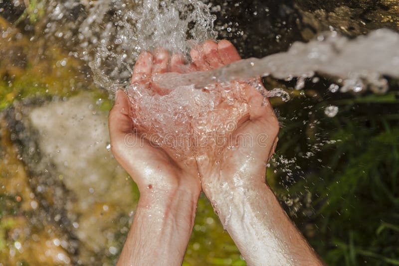 Drinking Water & Natural Water Stock Photo - Image of moss, drug: 70872058