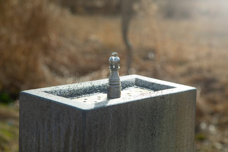 Drinking Water from a Pipe. Clean Spring Water Stock Illustration ...