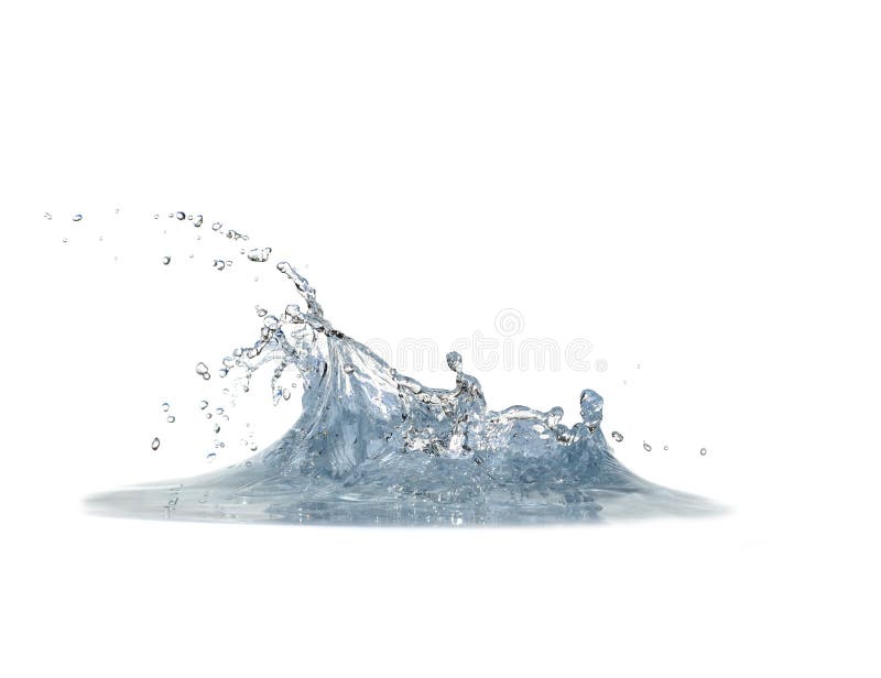 Drinking Water Splash White Background Stock Image - Image of ...