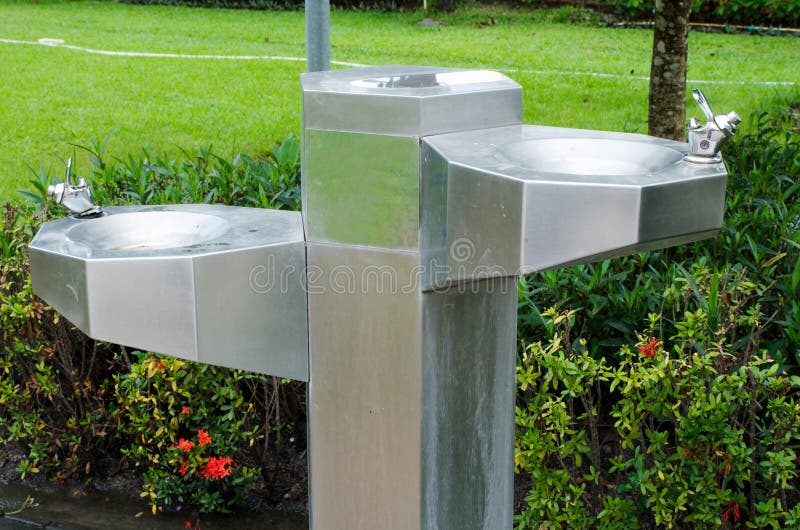 Drinking water station. stock photo. Image of station - 44402348