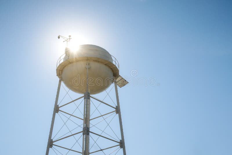Drinking Water Tower Container Made of Metal Stock Image - Image of ...