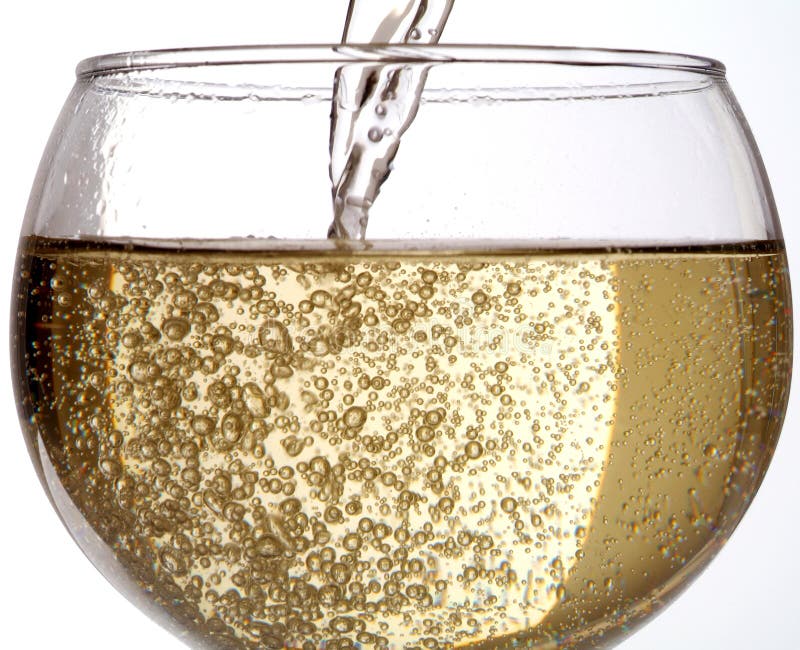 Champagne bubbles stock photo. Image of wine, golden, overflow - 4155202
