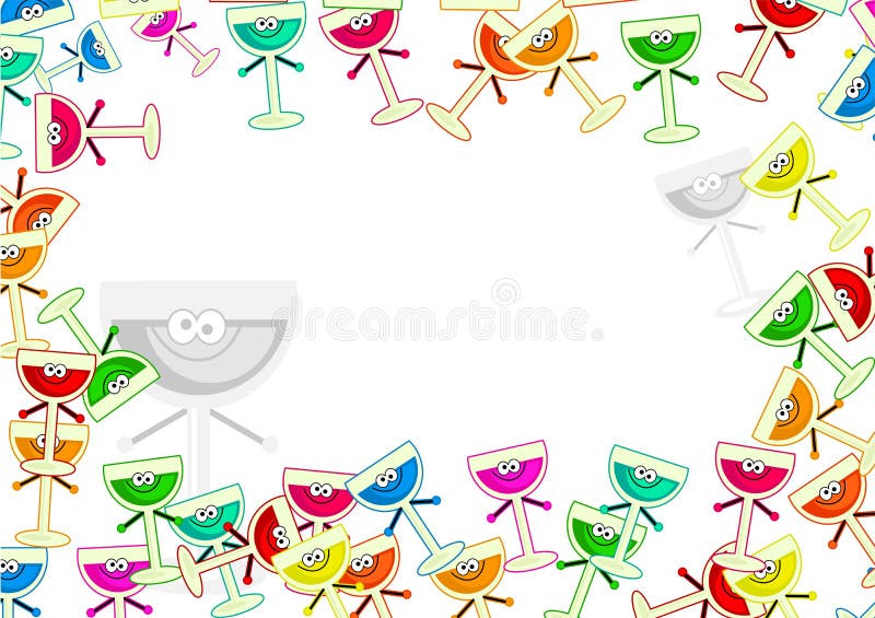 Drinks Border Stock Illustrations – 1,552 Drinks Border Stock ...