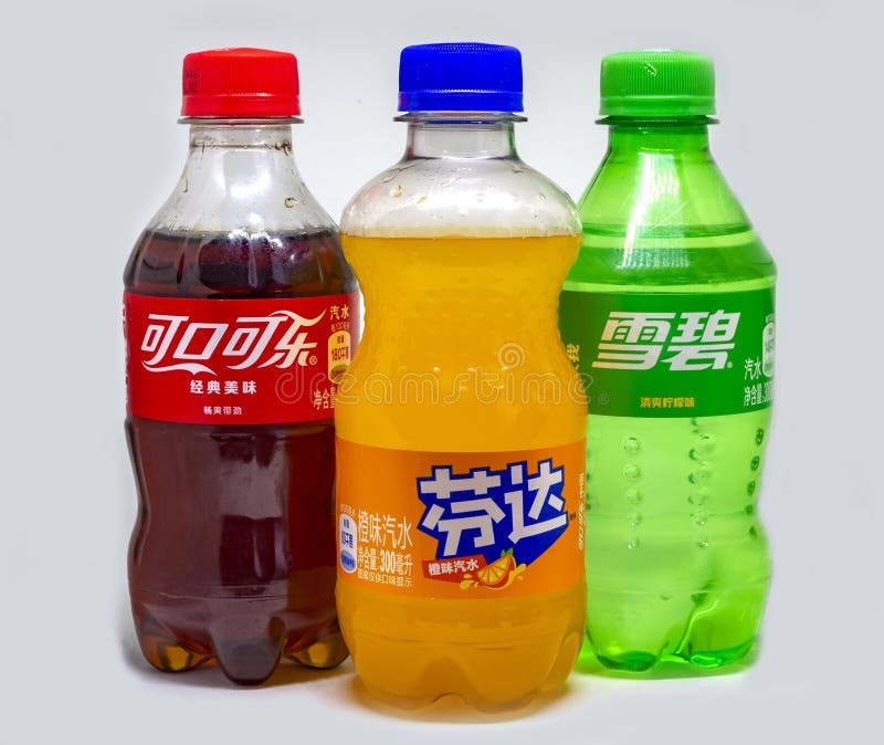 Drinks from China editorial image. Image of sprite, cola - 322660900