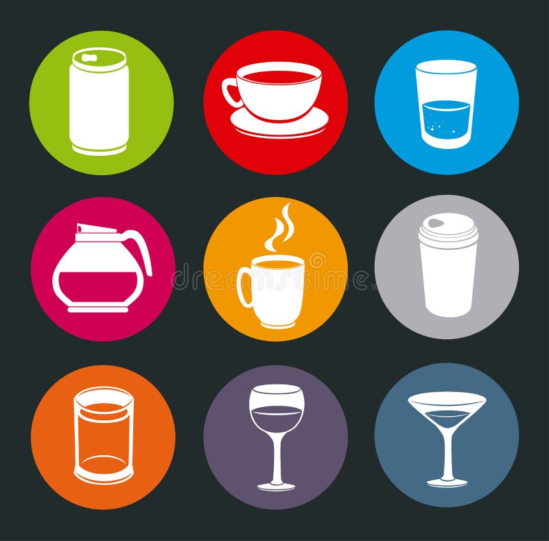 Drinks design stock vector. Illustration of vector, cocktail - 45440455