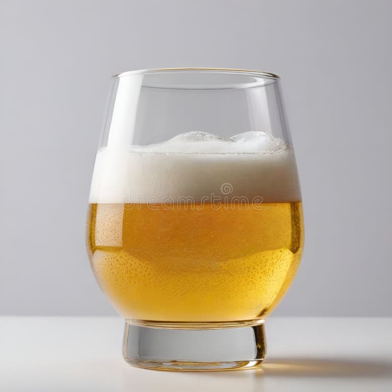 Drinks with Foam on Top the Liquid Will Appear Golden in Color. and ...