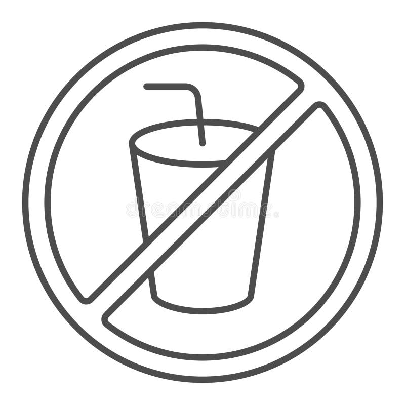 Beverages Prohibited Stock Illustrations – 718 Beverages Prohibited ...